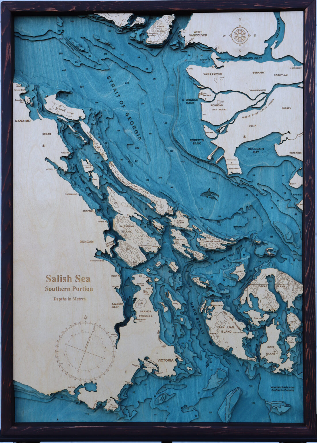 Our Charts | Wooden Nautical Charts by COMPASS CRAFTS