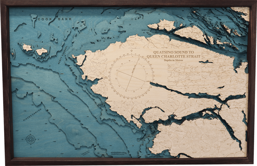 Our Nautical Wood Maps - COMPASS CRAFTS